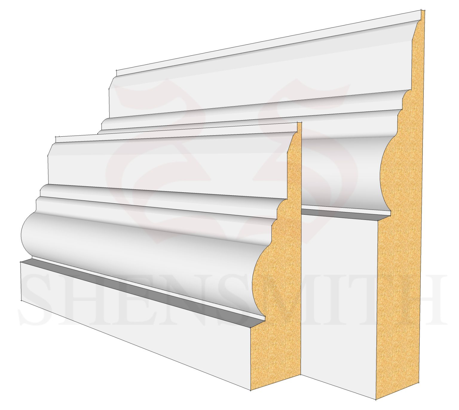 Antique MDF Skirting Board – SkirtingBoards.com®
