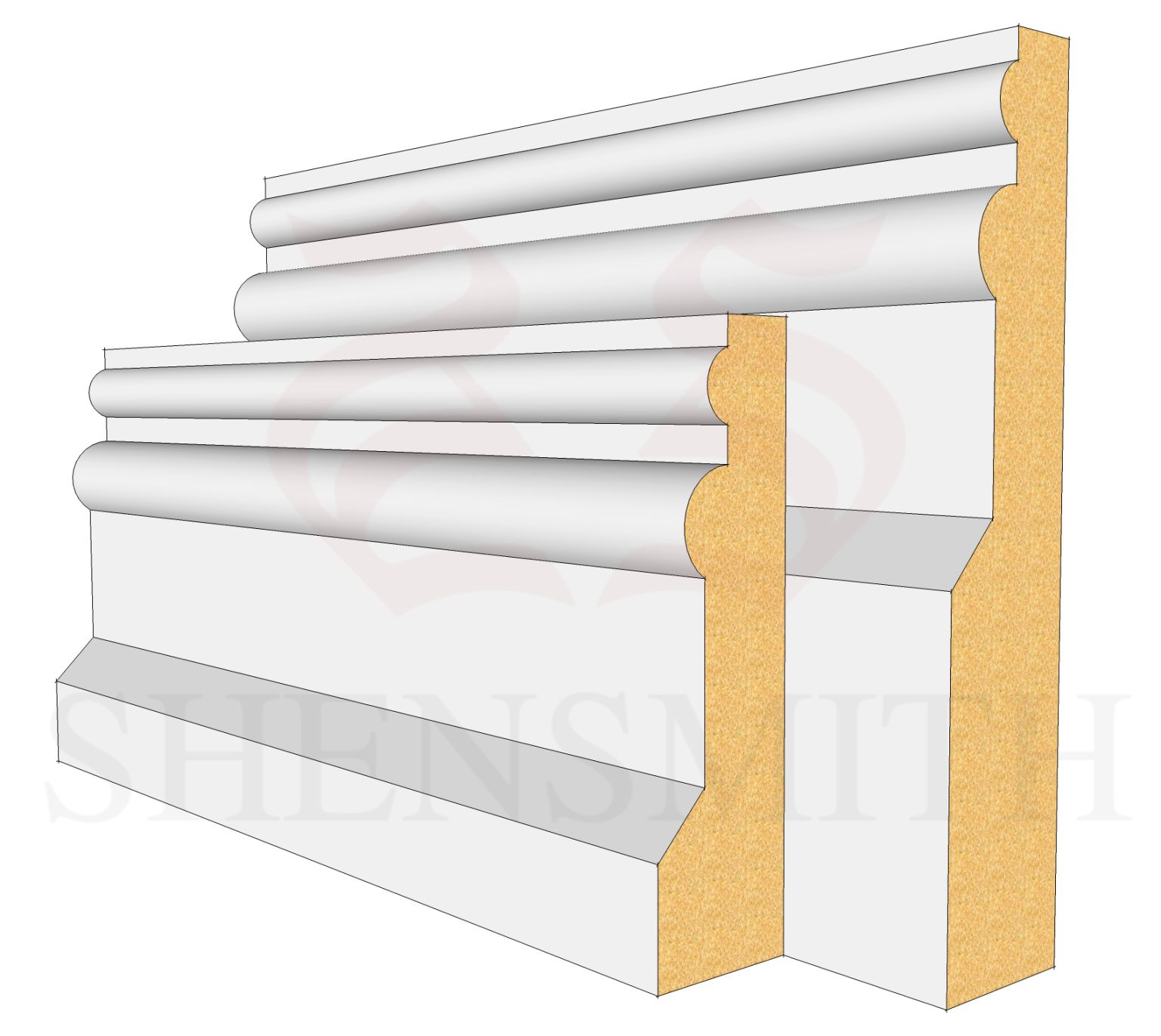 Colonial MDF Skirting Board – SkirtingBoards.com®