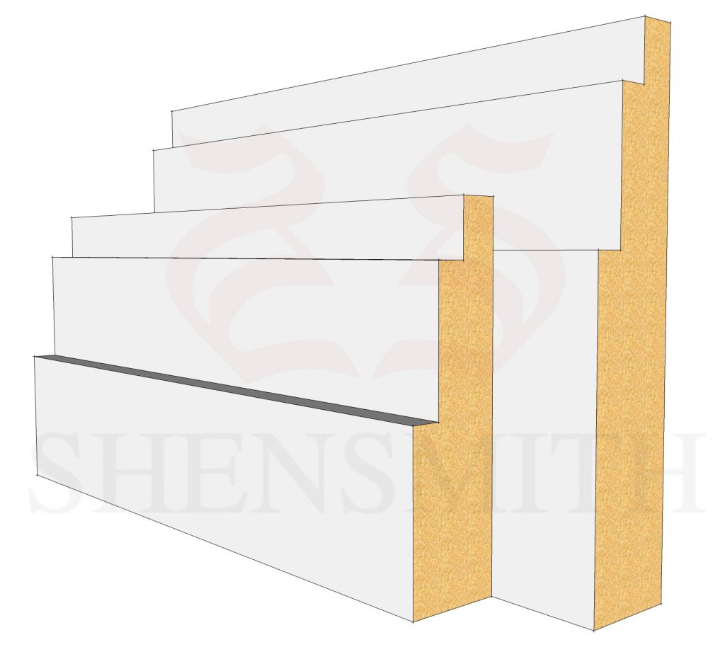 Double Step MDF Skirting Board – SkirtingBoards.com®