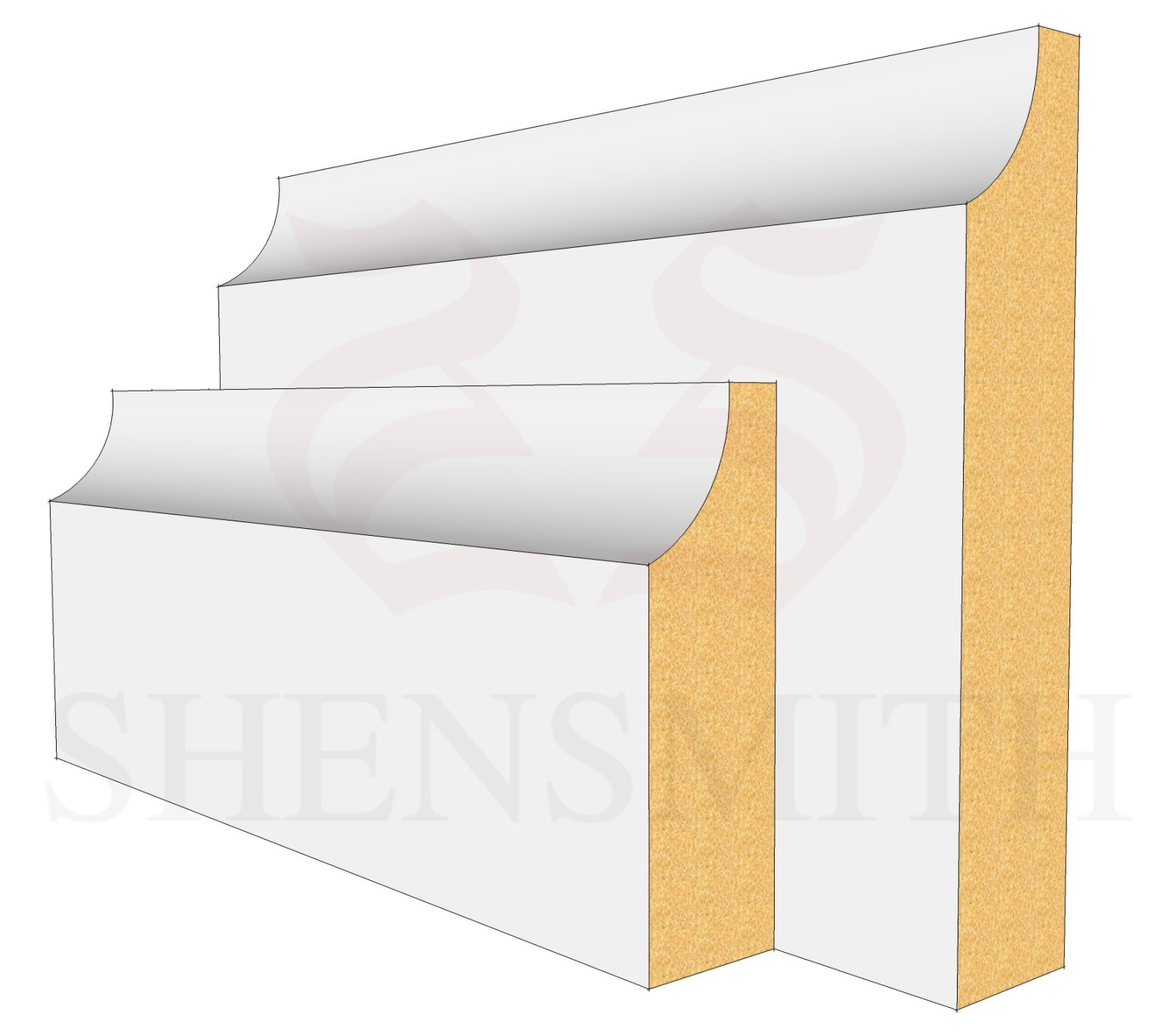 Edge MDF Skirting Board – SkirtingBoards.com®