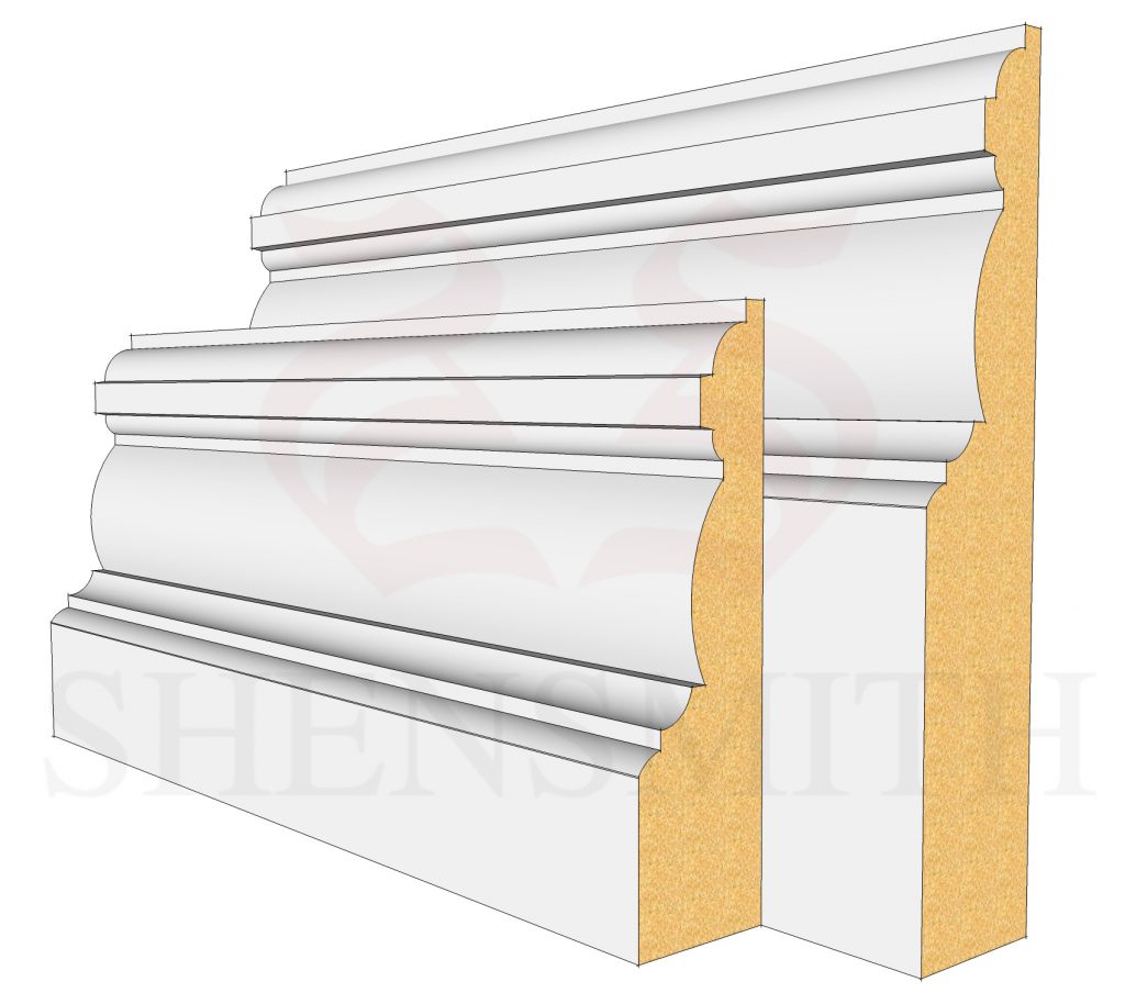 Edwardian MDF Skirting Board – SkirtingBoards.com®