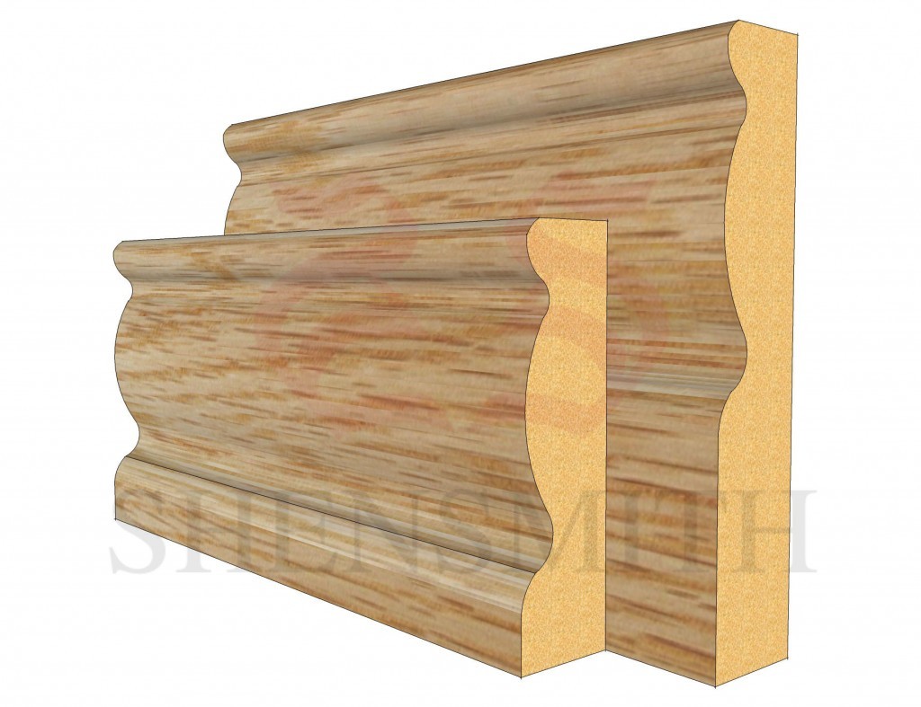 2107 Oak Skirting Board – SkirtingBoards.com®
