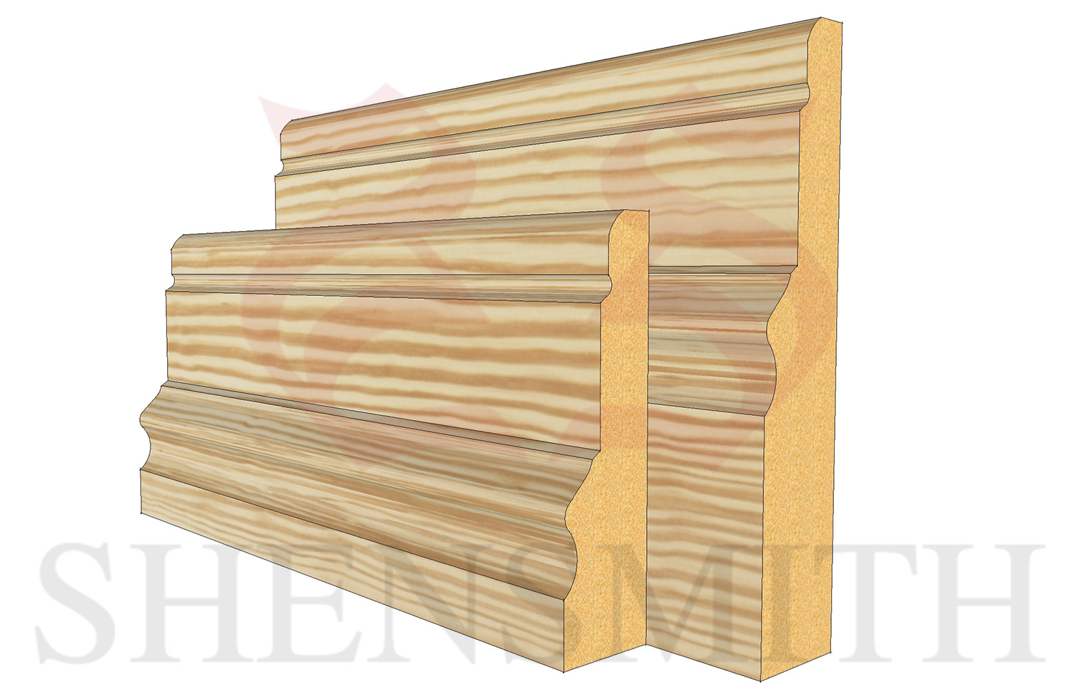 2616 profile Pine Skirting Board – SkirtingBoards.com®