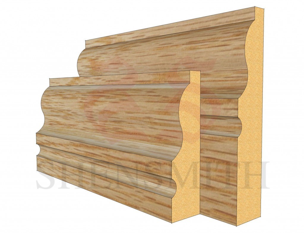 327 Oak Skirting Board – SkirtingBoards.com®