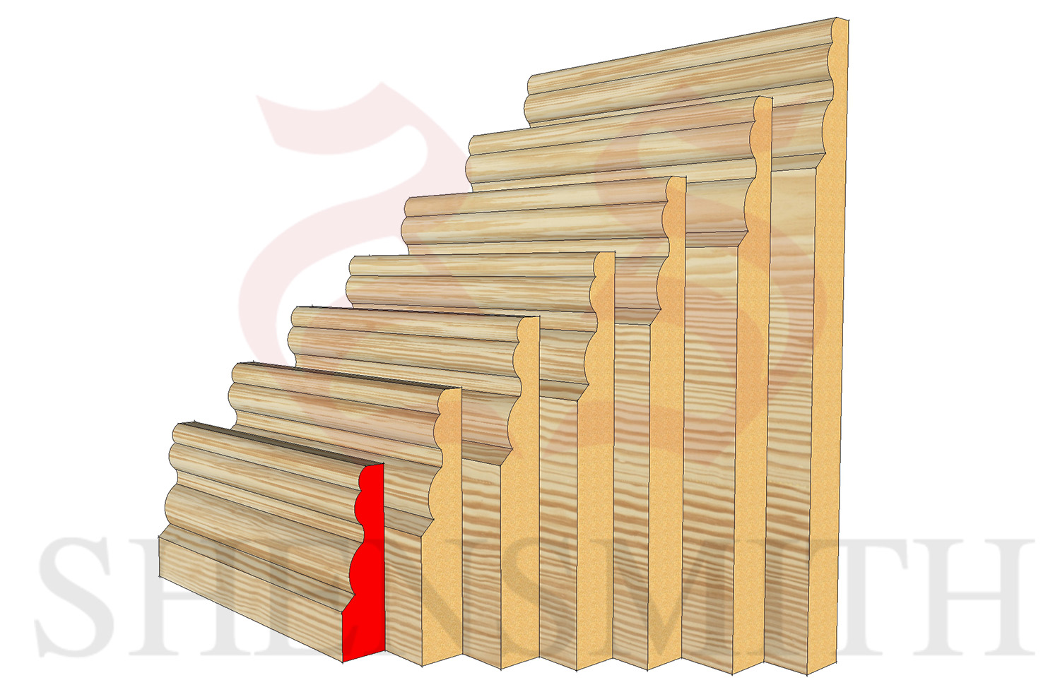 buckingham 68mm Pine Skirting Board – SkirtingBoards.com®