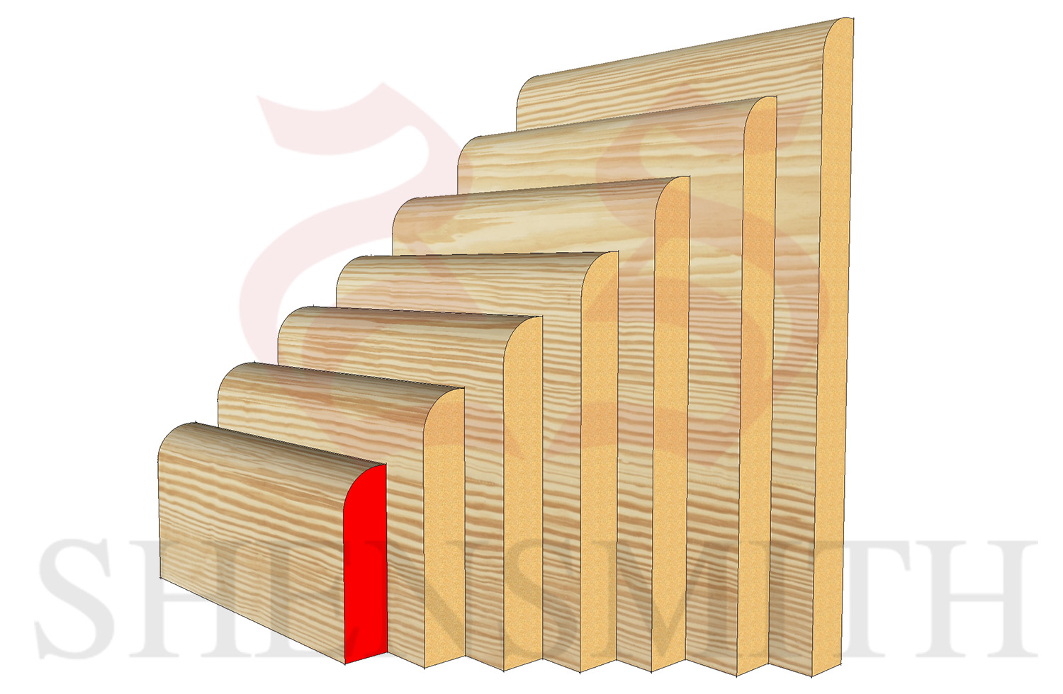 bullnose 68mm Pine Skirting Board – SkirtingBoards.com®