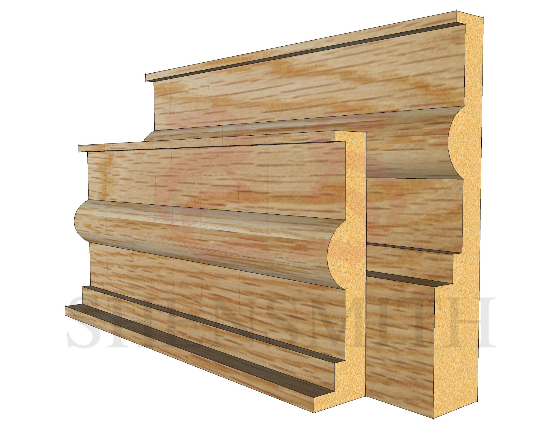 classicmm Oak Skirting Board – SkirtingBoards.com®