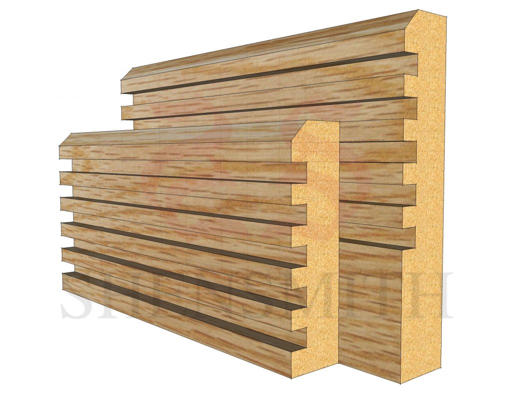 Ribbed Oak Skirting Board – SkirtingBoards.com®