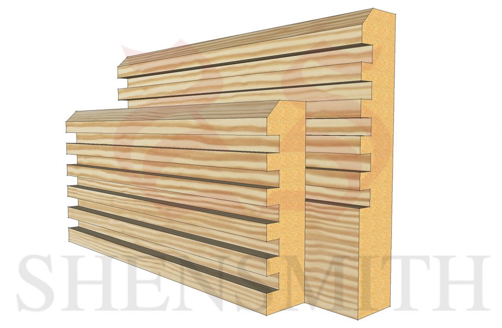 Ribbed Profile Skirting Board – SkirtingBoards.com®