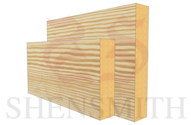 Square edge Profile Skirting Board – SkirtingBoards.com®