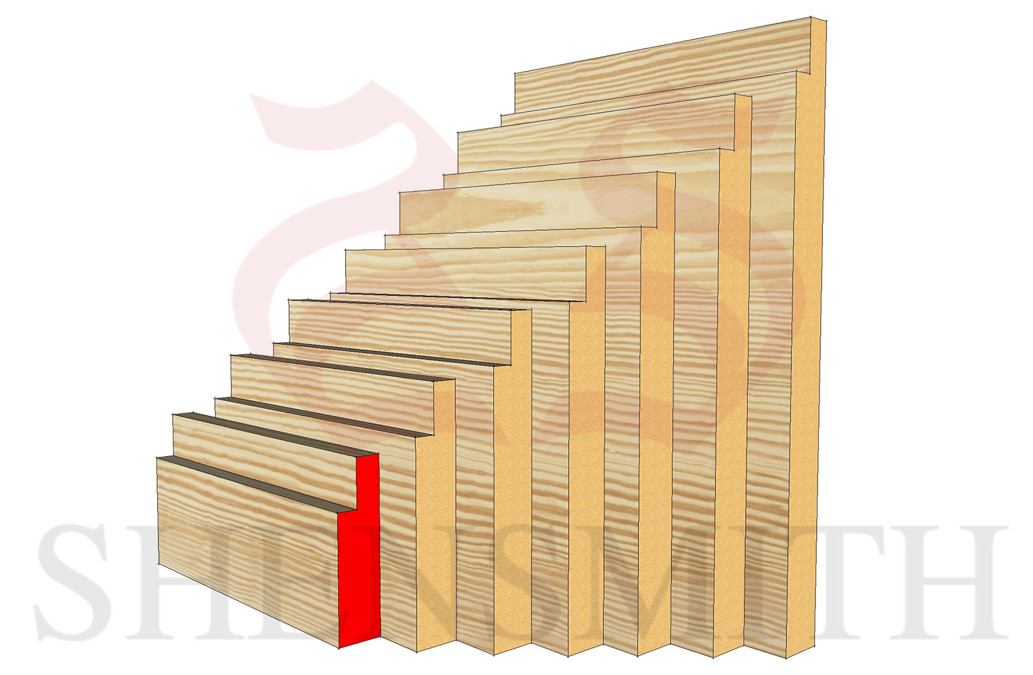 step 68mm Pine Skirting Board – SkirtingBoards.com®