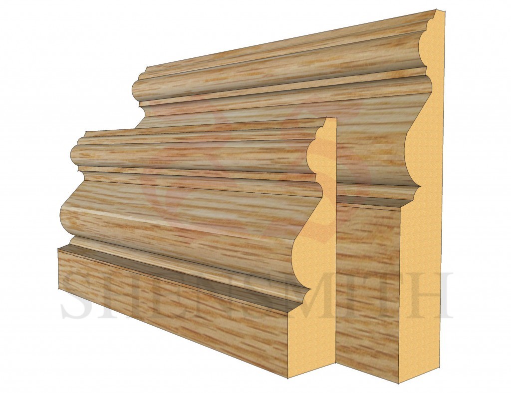 Victoriana Oak Skirting Board - SkirtingBoards.com®