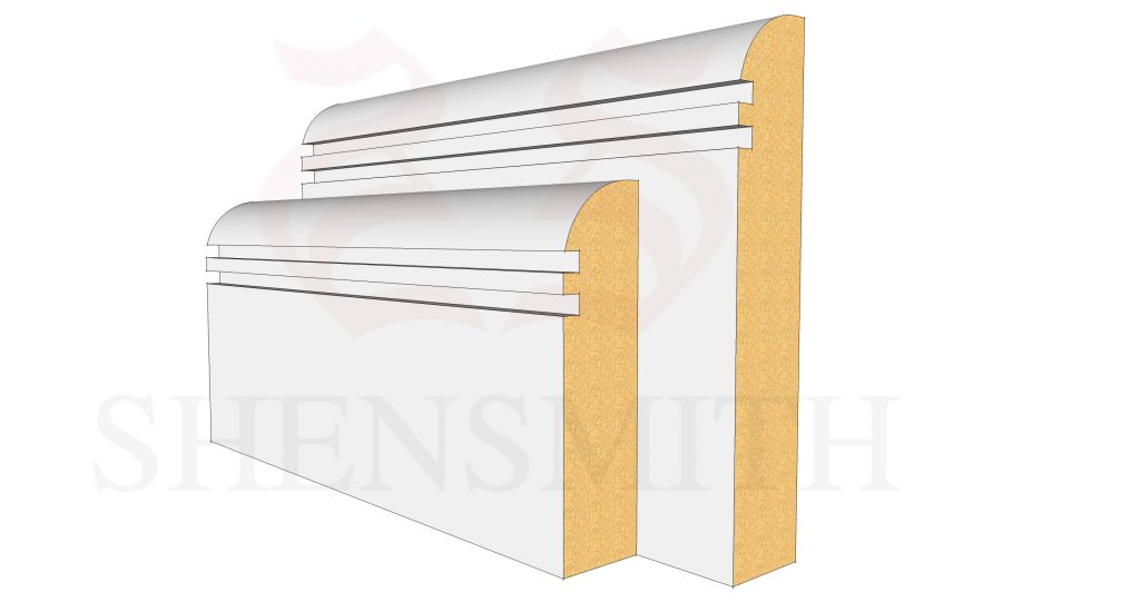 Bullnose Rebated 2 Profile Architrave – SkirtingBoards.com®