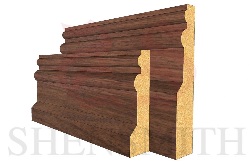 Colonial Walnut Skirting Board – SkirtingBoards.com®