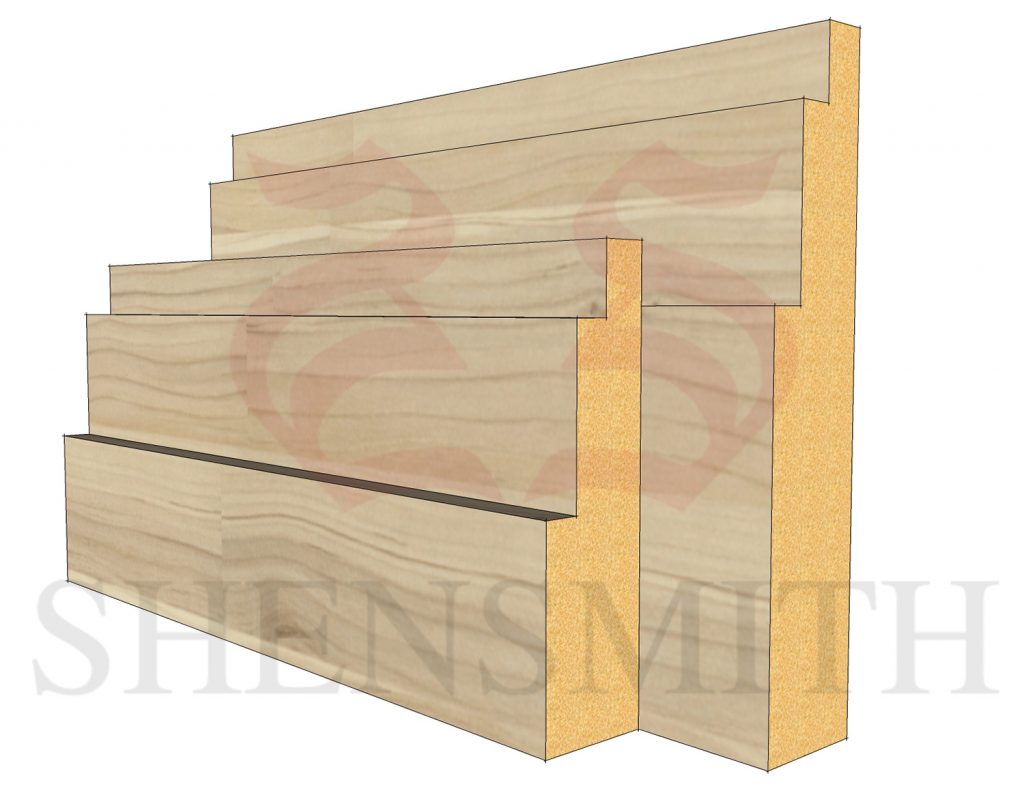Double Step Ash Skirting Board – SkirtingBoards.com®