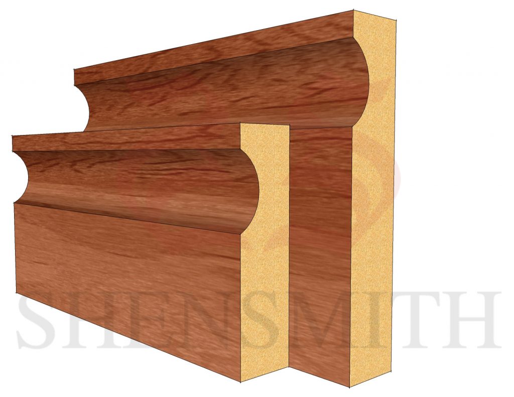 Modern Cherry Skirting Board – SkirtingBoards.com®